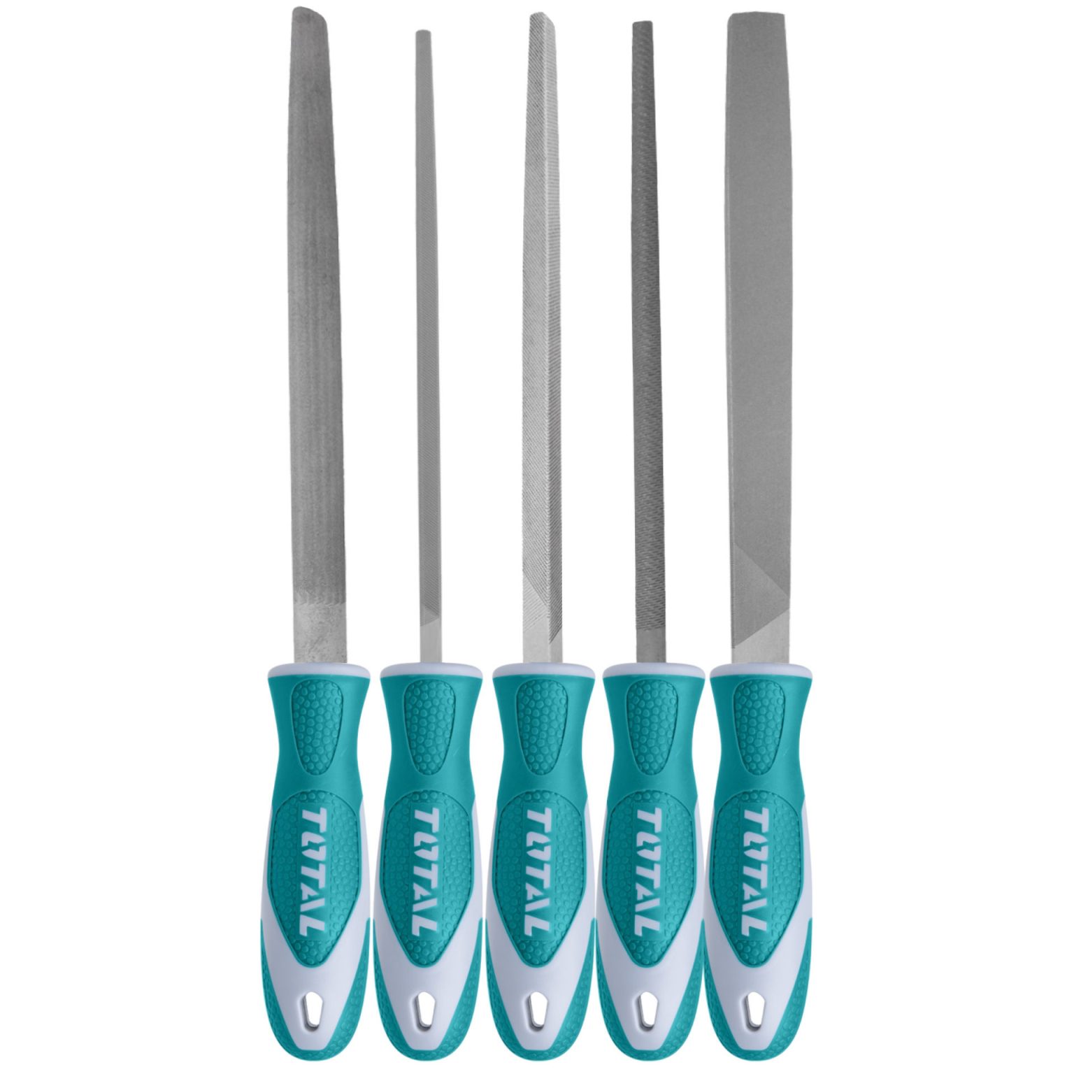 Total 200mm/8″ 5 Piece Steel File Set - The Accessory Shop