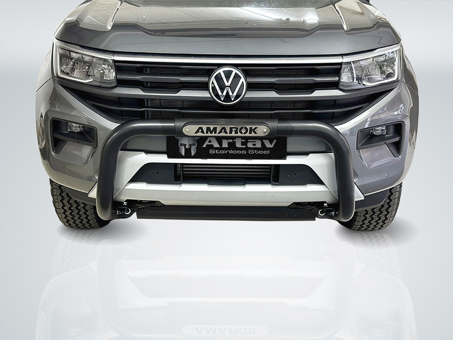 Cocktail Shakers & Bar Sets - VW Amarok Nudge bar Black Stainless steel ...