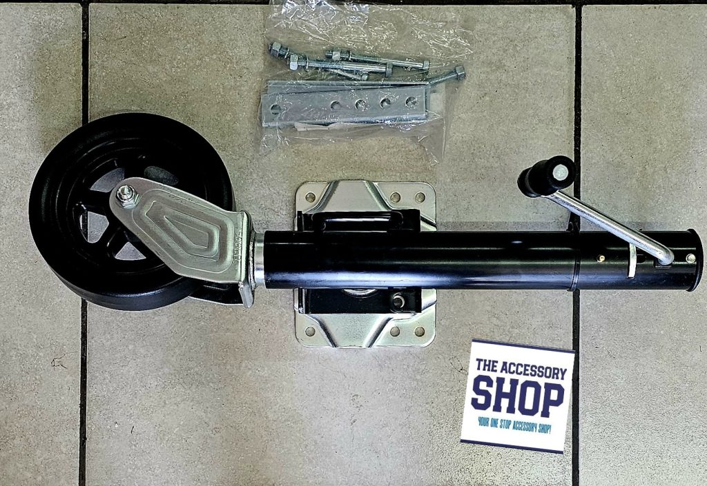 Jockey Wheel Heavy Duty Fold up 750kg - The Accessory Shop