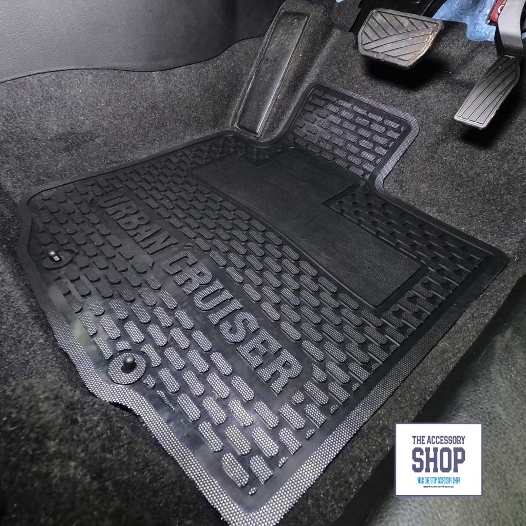 Toyota Urban Cruiser Rubber Mat set Addo 2023- - The Accessory Shop