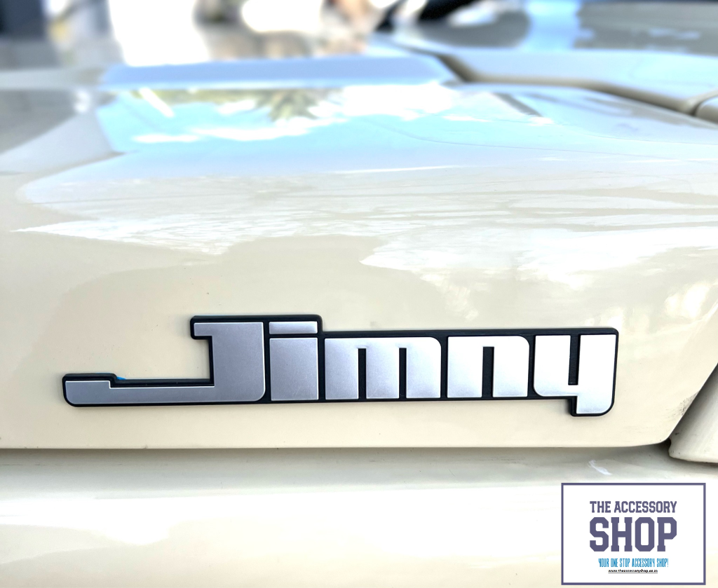 Jimny Silver Retro Logo - The Accessory Shop