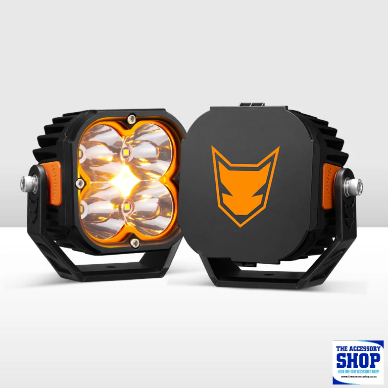 LIGHTFOX 5inch Cygnus Osram LED Pod Lights 1Lux@651m 14,106 Lumens ...