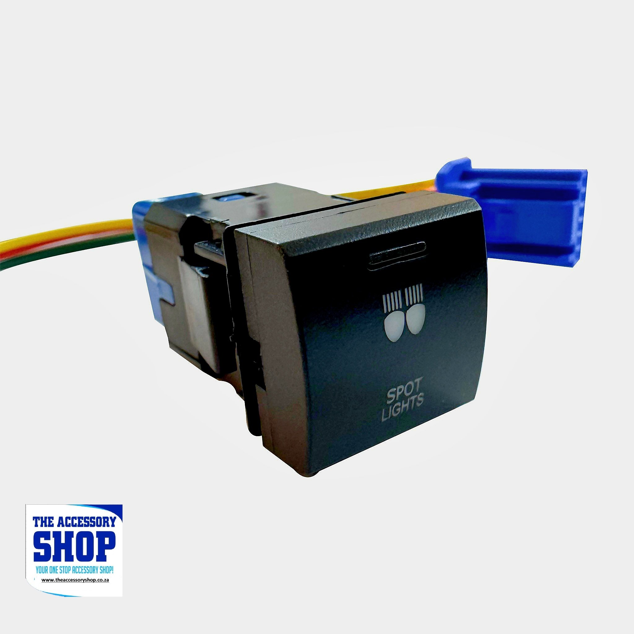 Toyota Land Cruiser Spot Light Switch 22mm X 22mm2024+ - The Accessory Shop