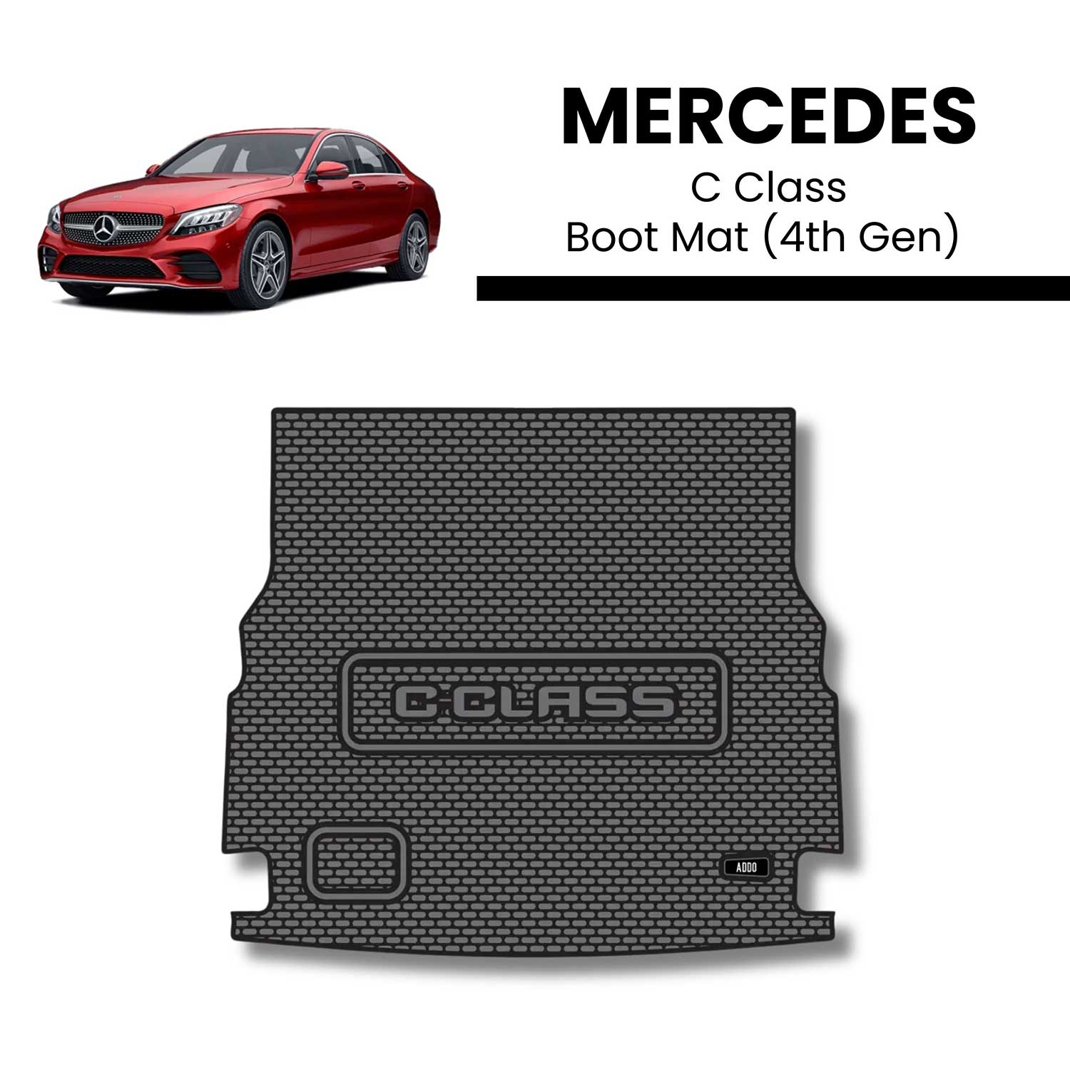 Mercedes C Class Boot Mat - The Accessory Shop