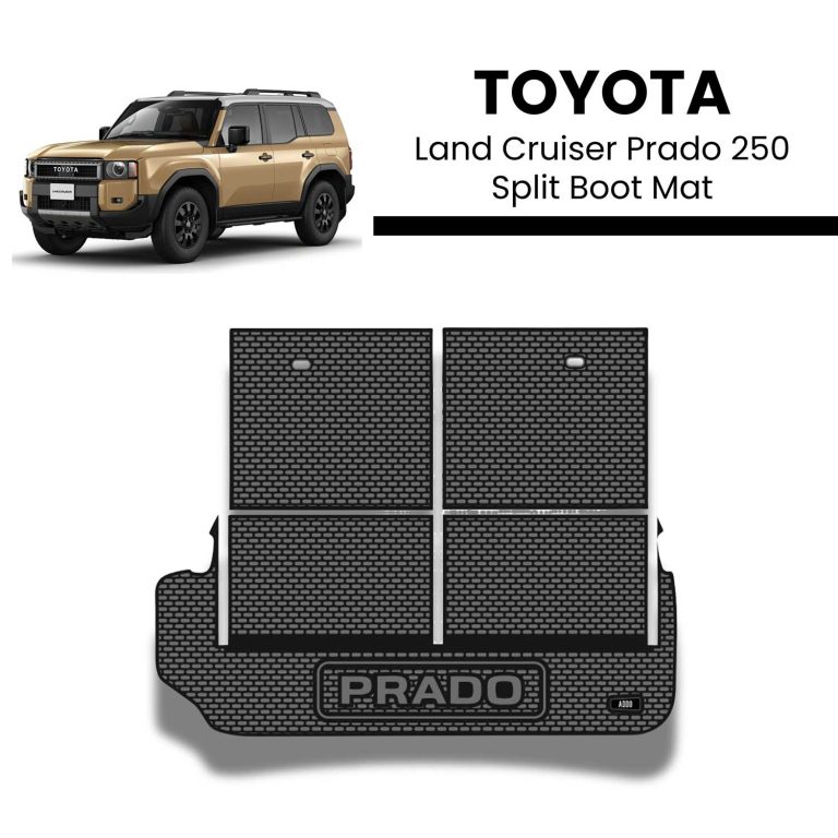 Toyota Land Cruiser Prado 250 Split Boot Mat - The Accessory Shop