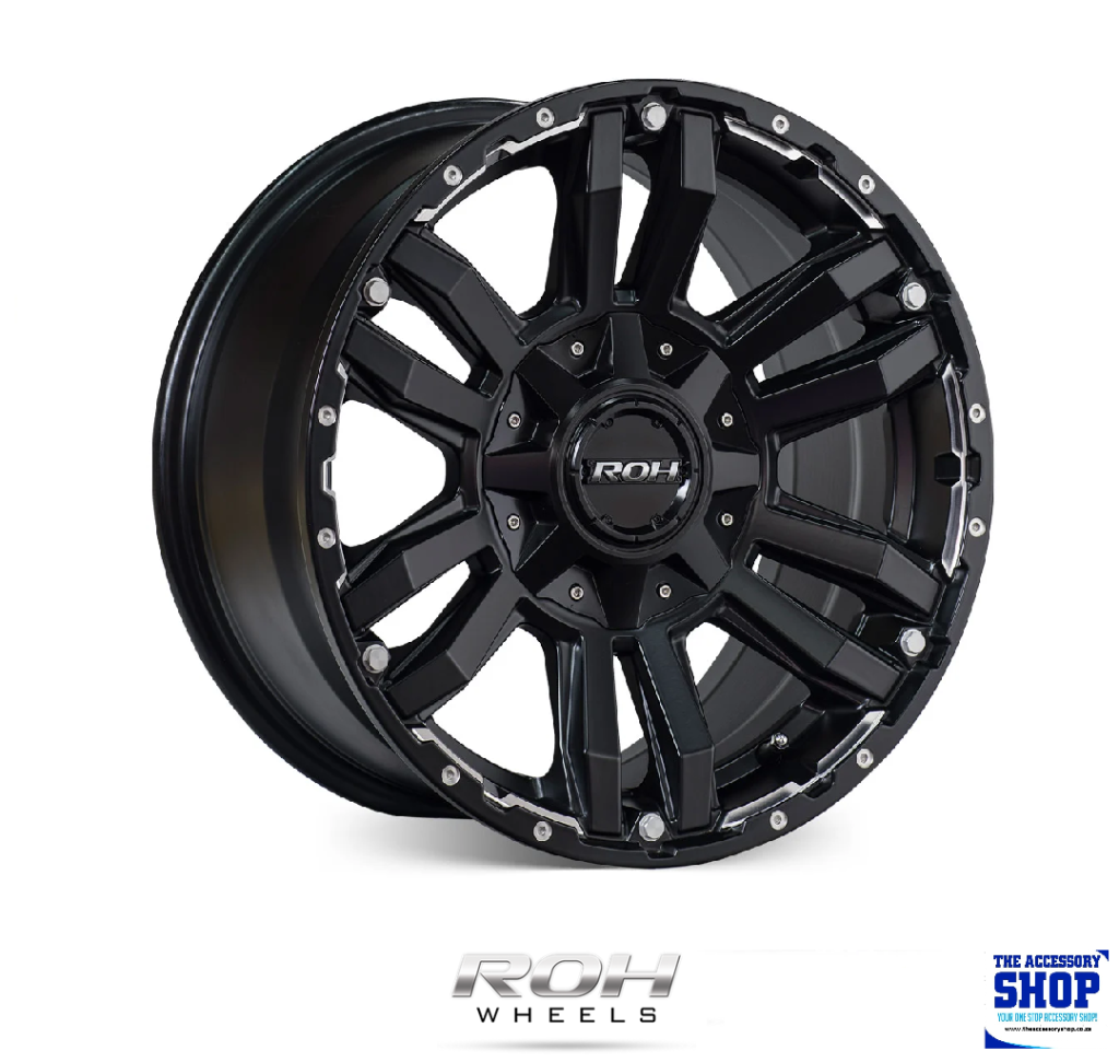 Mag Rims Vapour Matt Black 17X9J-12 5/150 Land Cruiser ROH - The ...